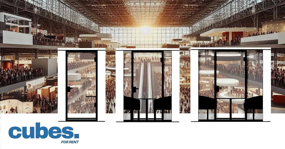 Telefonboxen und Meetingboxen mieten für Messen & Events | Cubes for rent